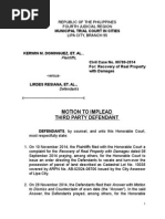 SAMPLE Complaint-in-Intervention | PDF | Intervention (Law) | Lawsuit