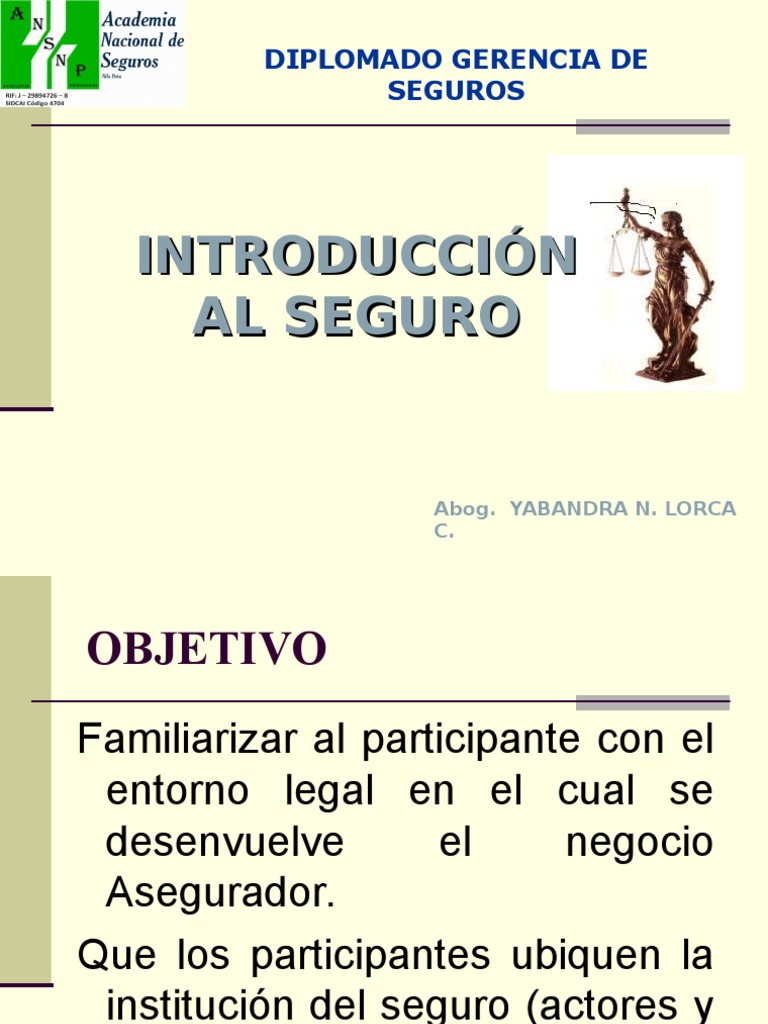 Introducción al Seguro y su Evolución | PDF | Póliza de seguros | Seguro