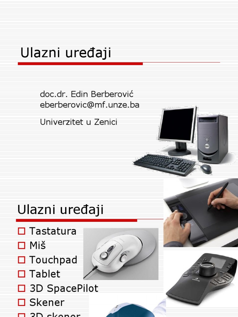 04 Ulazni Uredjaji | PDF