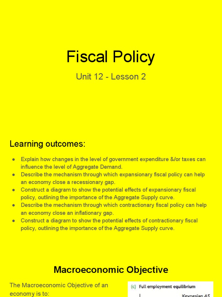 Understanding Fiscal Policy Dynamics | PDF
