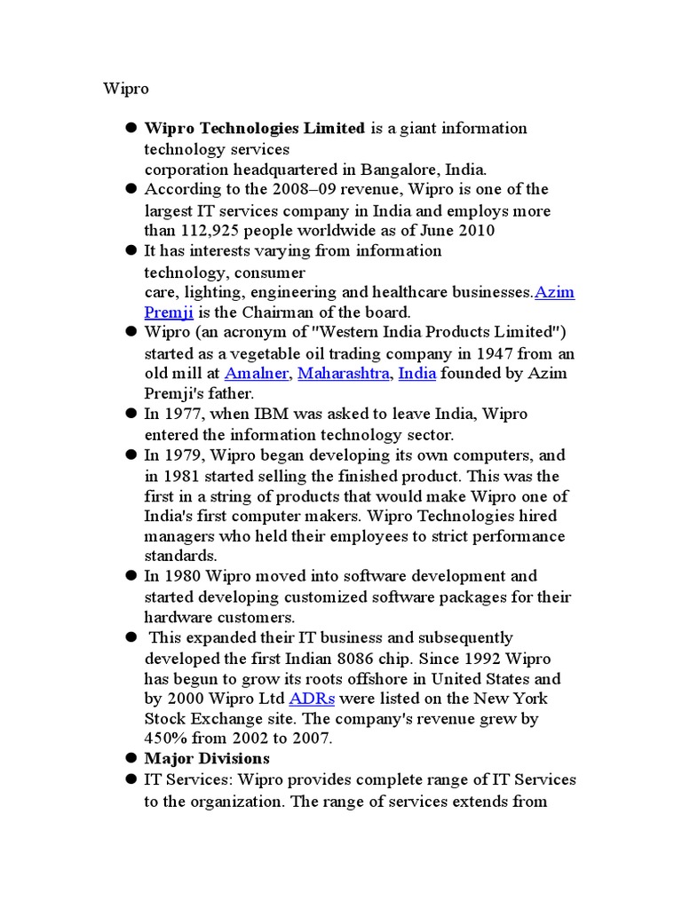 Wipro | PDF | Board Of Directors | Corporate Governance