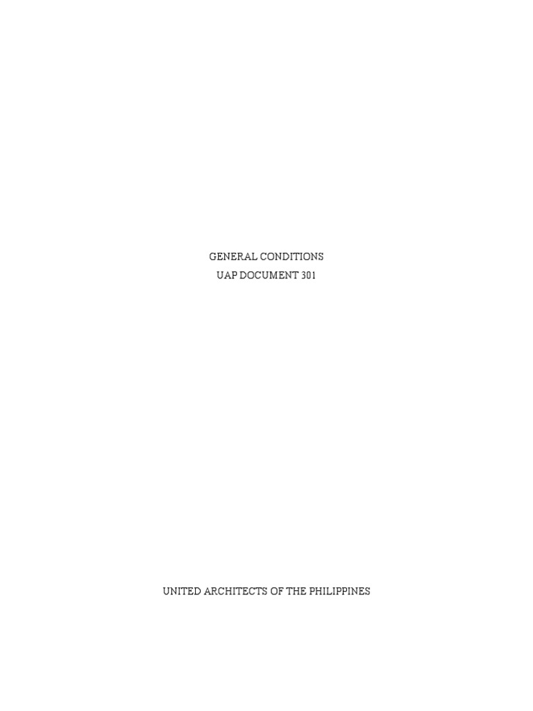 Uap Doc 301 | PDF | Surety Bond | Specification (Technical Standard)