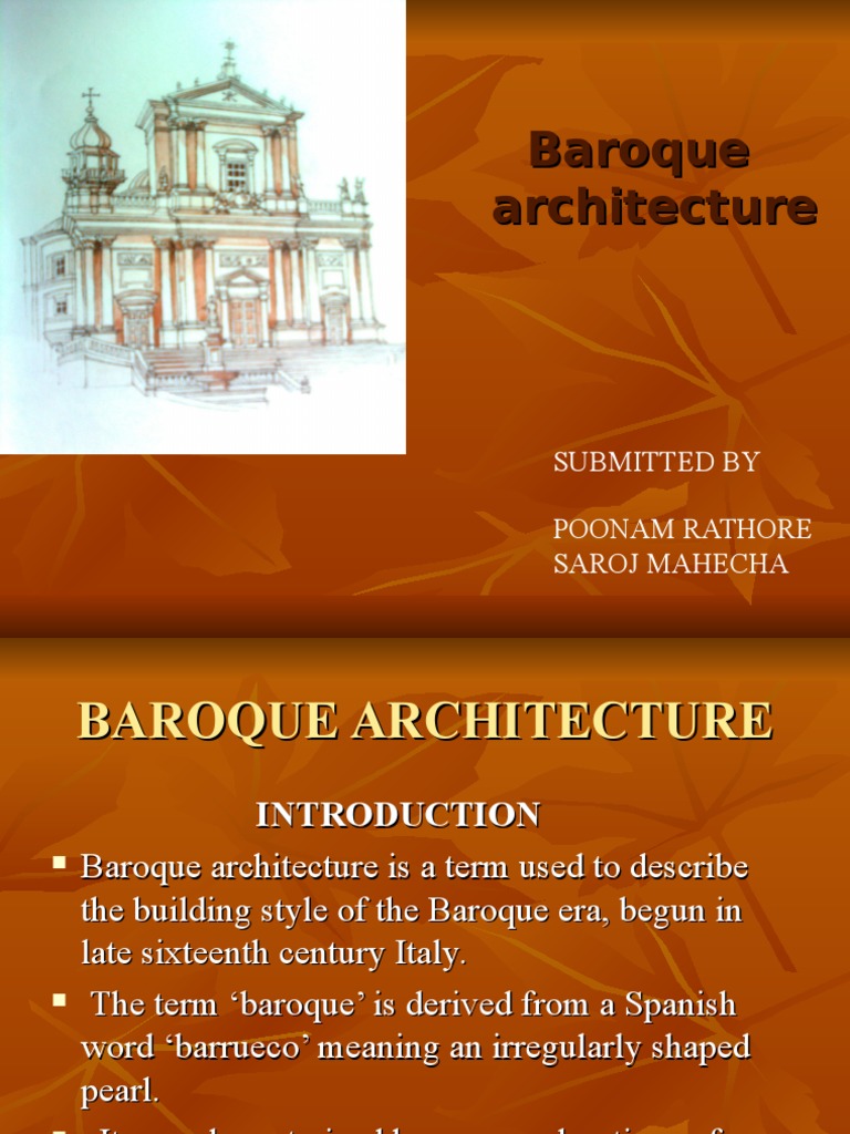 Baroque Architecture | PDF | Baroque | Architectural Design