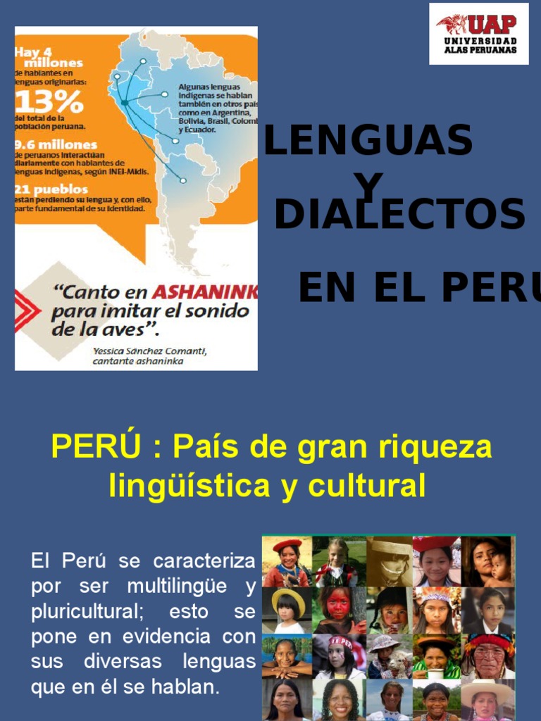 Lenguas y dialectos en el Perú | PDF | Dialecto | Sociolingüística