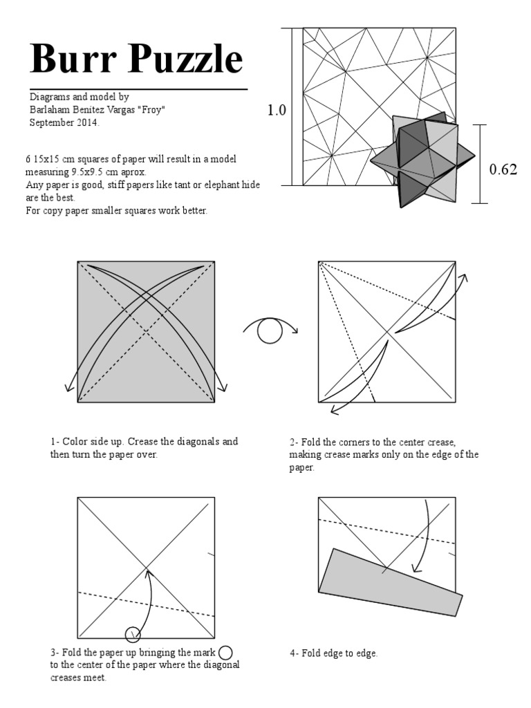 Burr Puzzle | PDF | Leisure