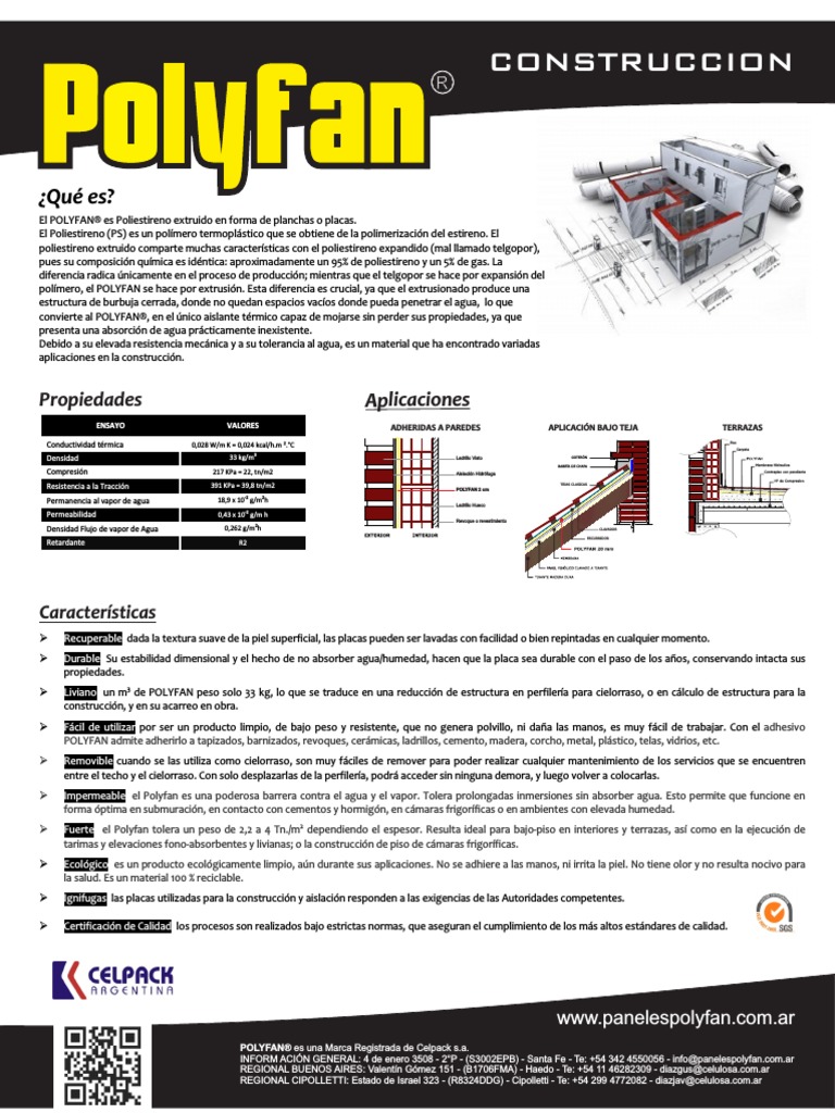 Polyfan PDF | PDF | Poliestireno | Polímeros
