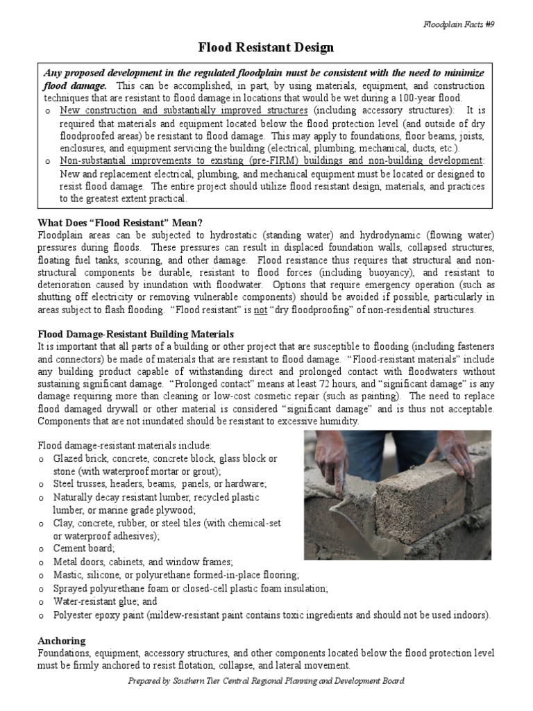 Flood Resistant Design Guide | PDF