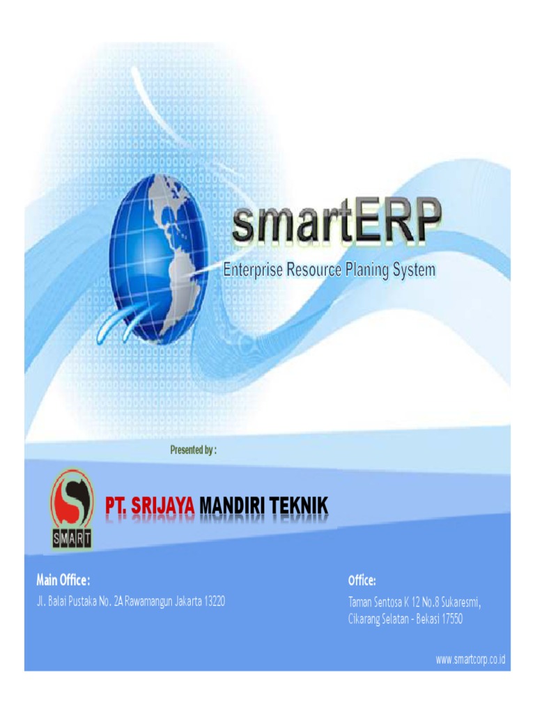 Smart Erp2015 | PDF | Invoice | Enterprise Resource Planning