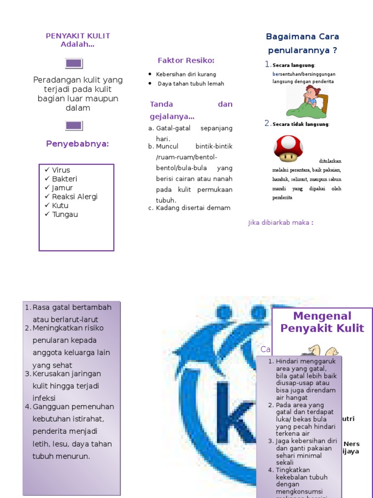 Leaflet Penyakit Kulit | PDF