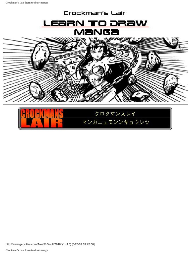 How To Draw Manga - Drawing Tutorials | PDF