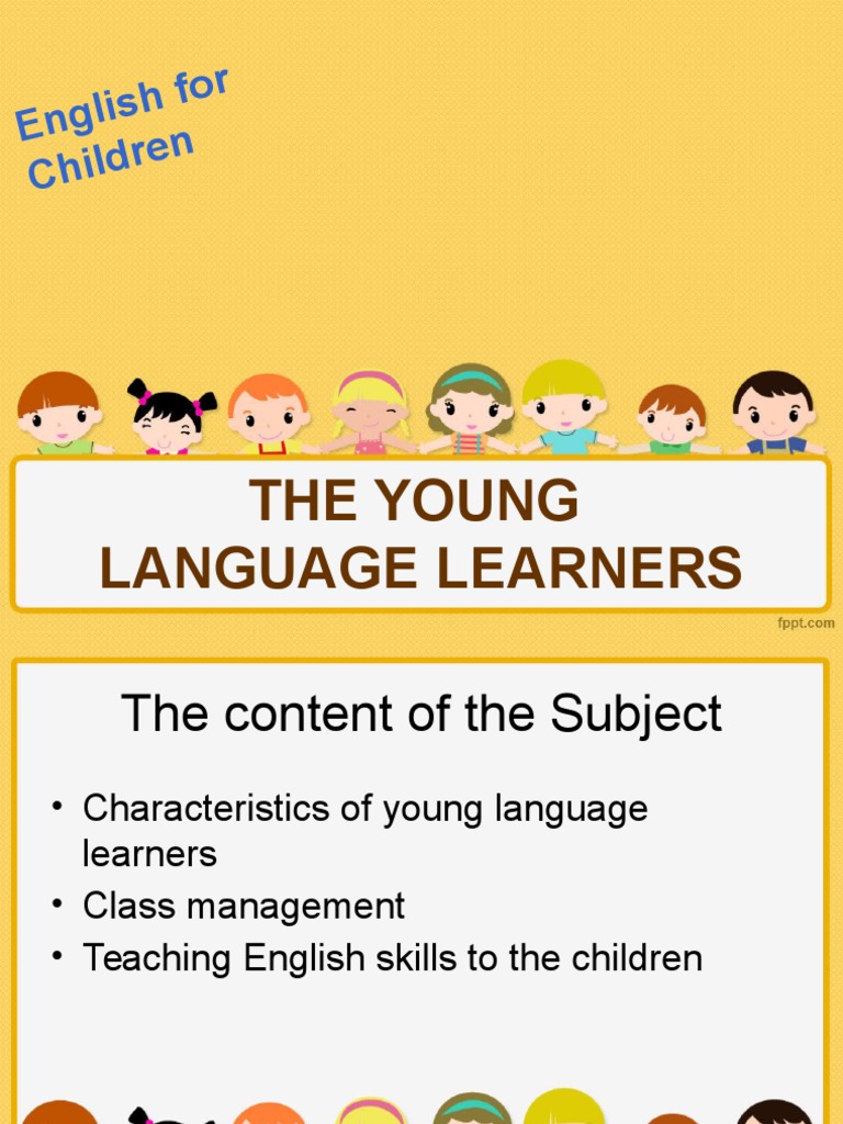 The Young Language Learner | PDF | English As A Second Or Foreign ...