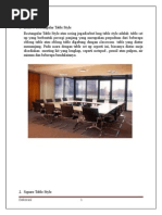 6 Layout Meja Dan Kursi Di Ruang Meeting Sesuai Kebutuhan | PDF