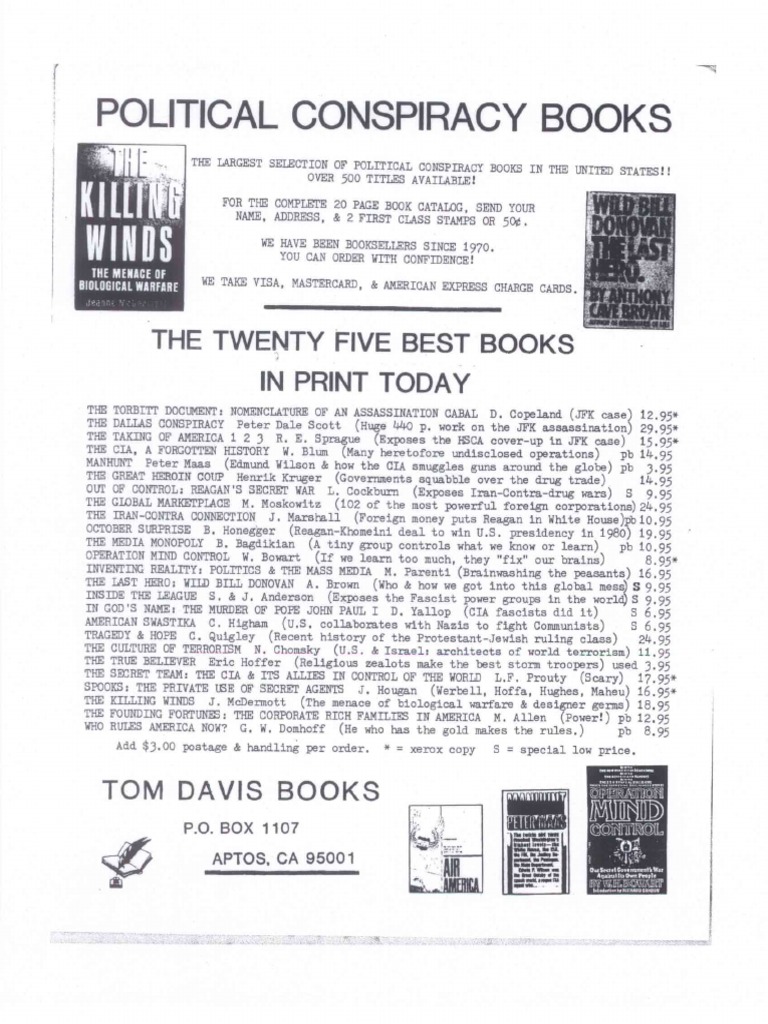 Tom Davis Books Catalogue | PDF | Psychiatry | Nazi Germany