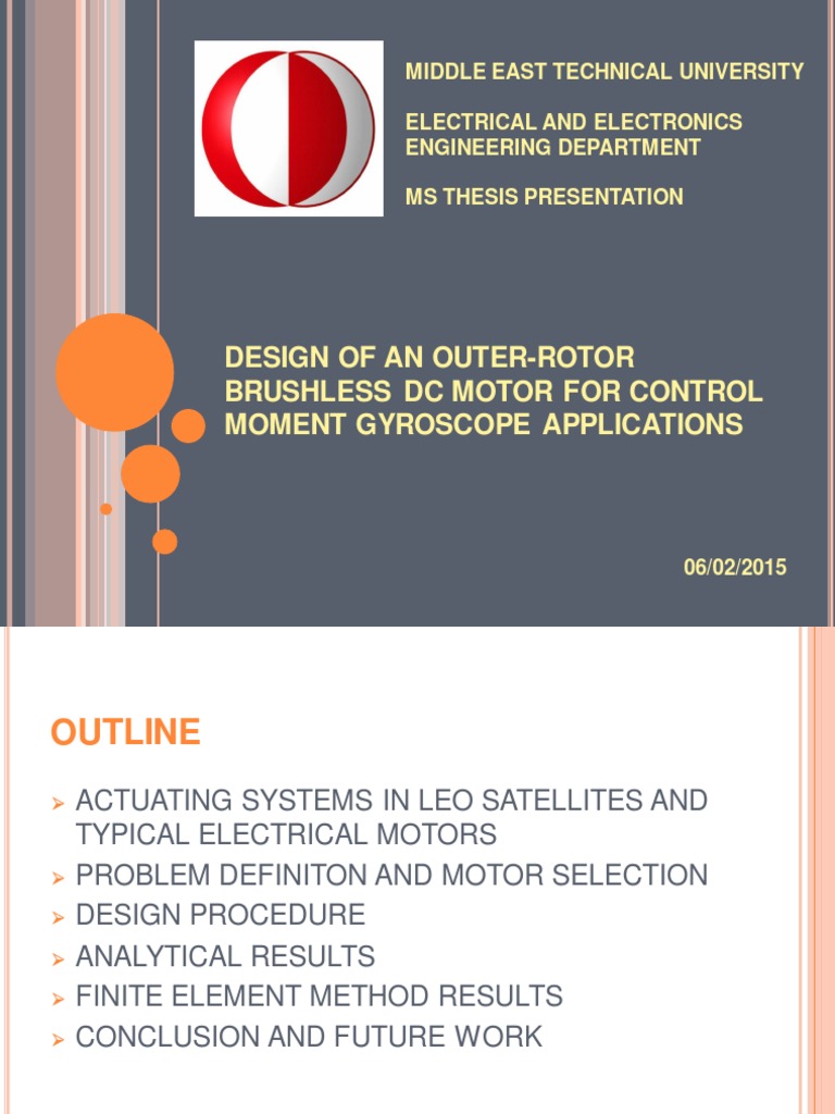 Outer-Rotor BLDC Motor Design | PDF | Electric Motor | Gyroscope