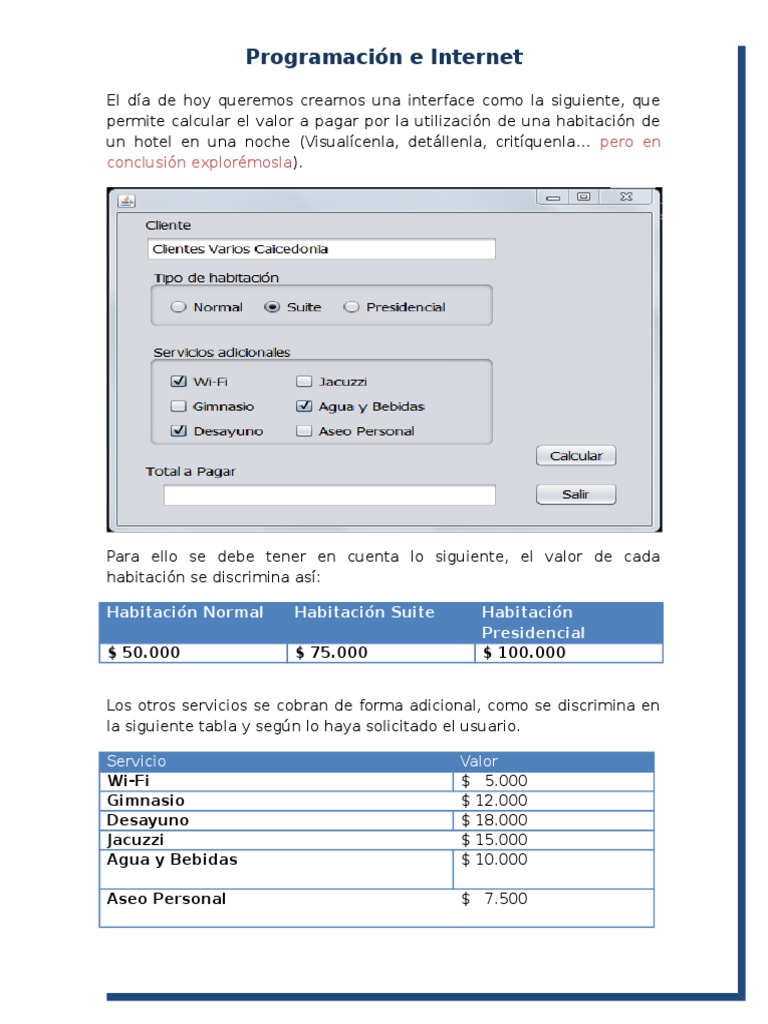 Clase de Programacion Checkbox | PDF | Java (lenguaje de programación ...