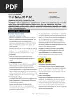 Shell Tellus S2 V 46 - Technical Data Sheet | PDF | Viscosity | Motor Oil
