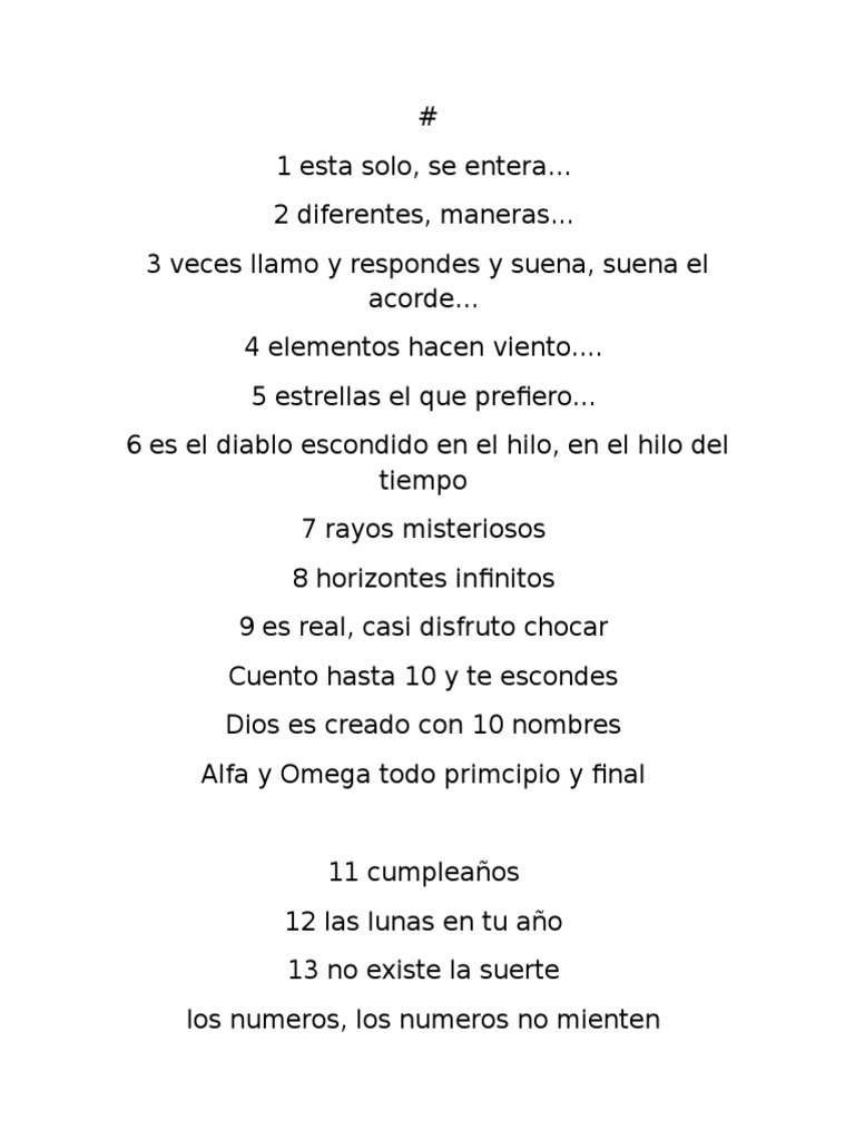 # Numeral Gustavo Cerati | PDF