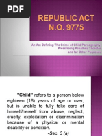 RA 9995 - Anti Photo and Video Voyeurism Act | PDF | Justice | Crime ...