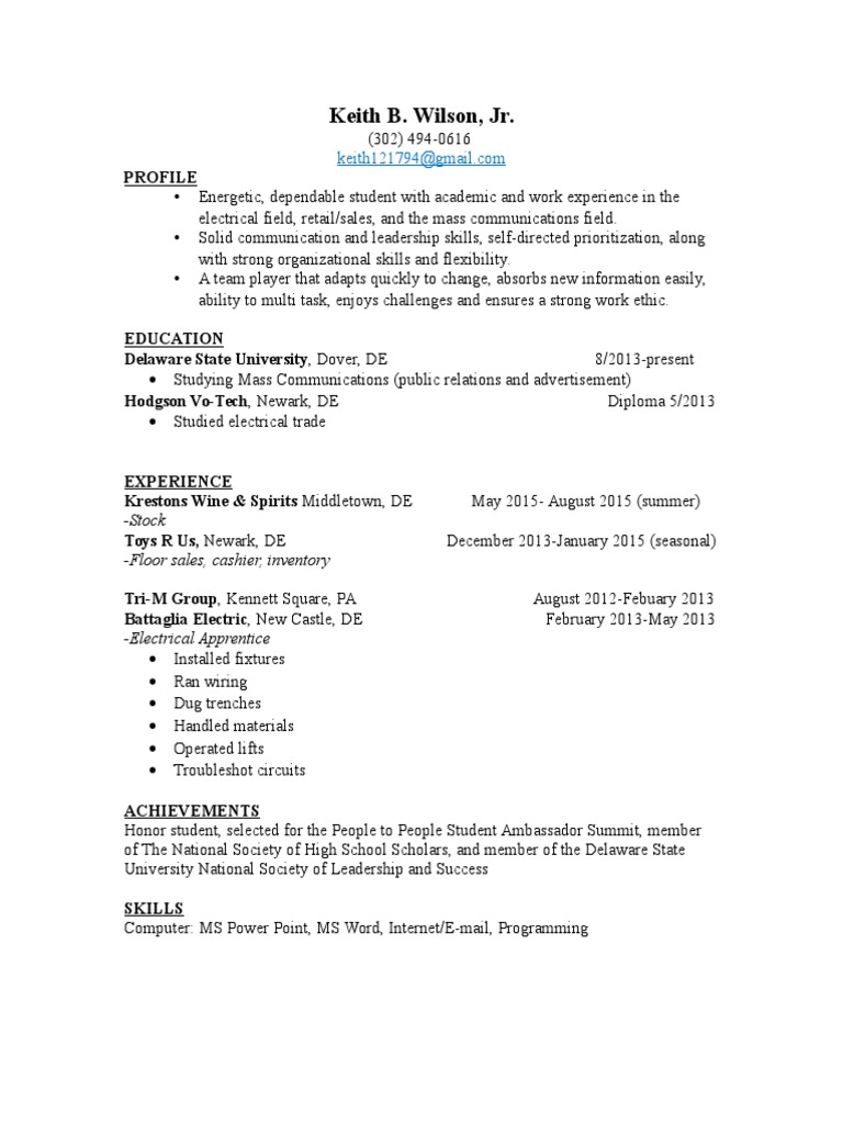 Updated Resume | PDF | Career & Growth | Business