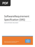 Contoh Dokumen Software Requirement Specification (SRS) | PDF