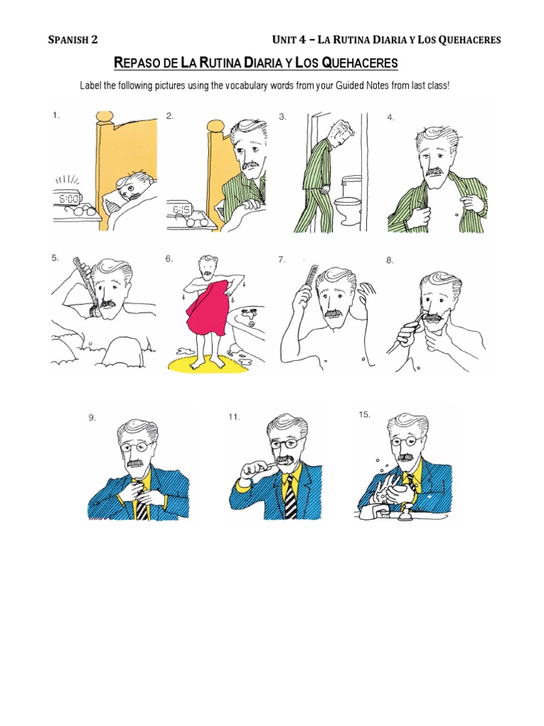 Reflexive Verbs in Daily Routines | PDF | Grammatical Conjugation ...