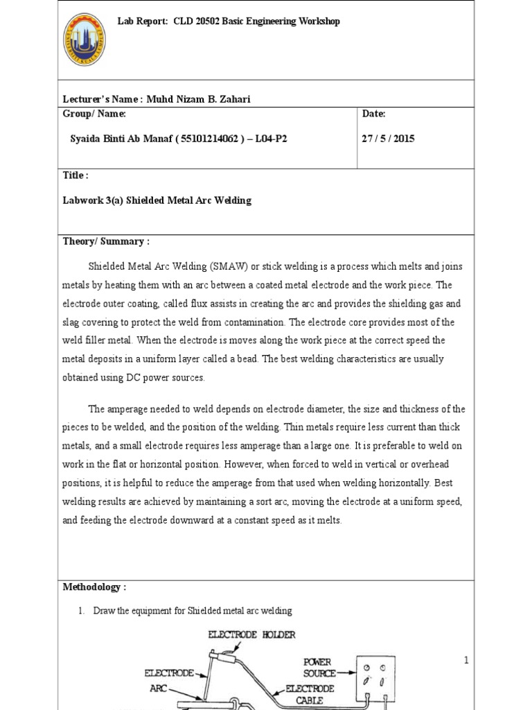 SMAW NC2 Certificate Lab Report | PDF | Technology & Engineering