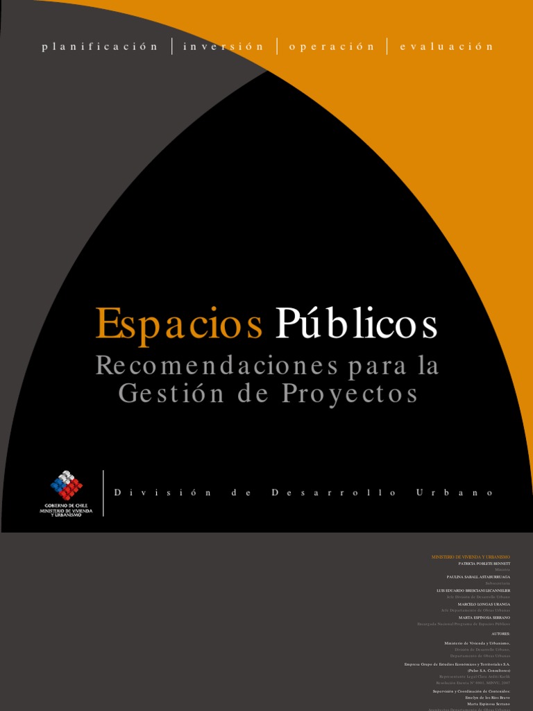 Espacios Publicos - Recomendacione Spara La Gestion de Proyectos | PDF ...