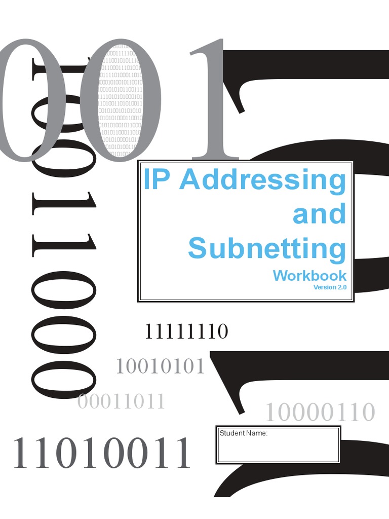 IP Addressing and Subnetting Workbook, Version 2.0 Student Edition | PDF | Ip Address | Router ...