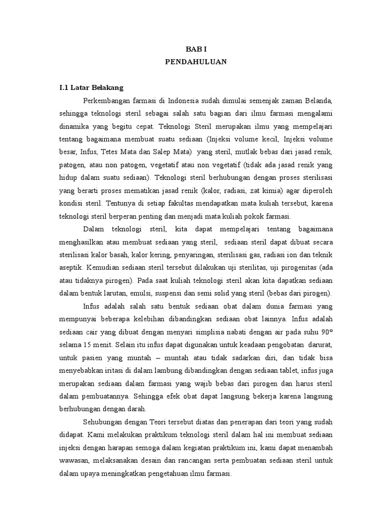 Laporan Infus Ringer Laktat - Cy | PDF