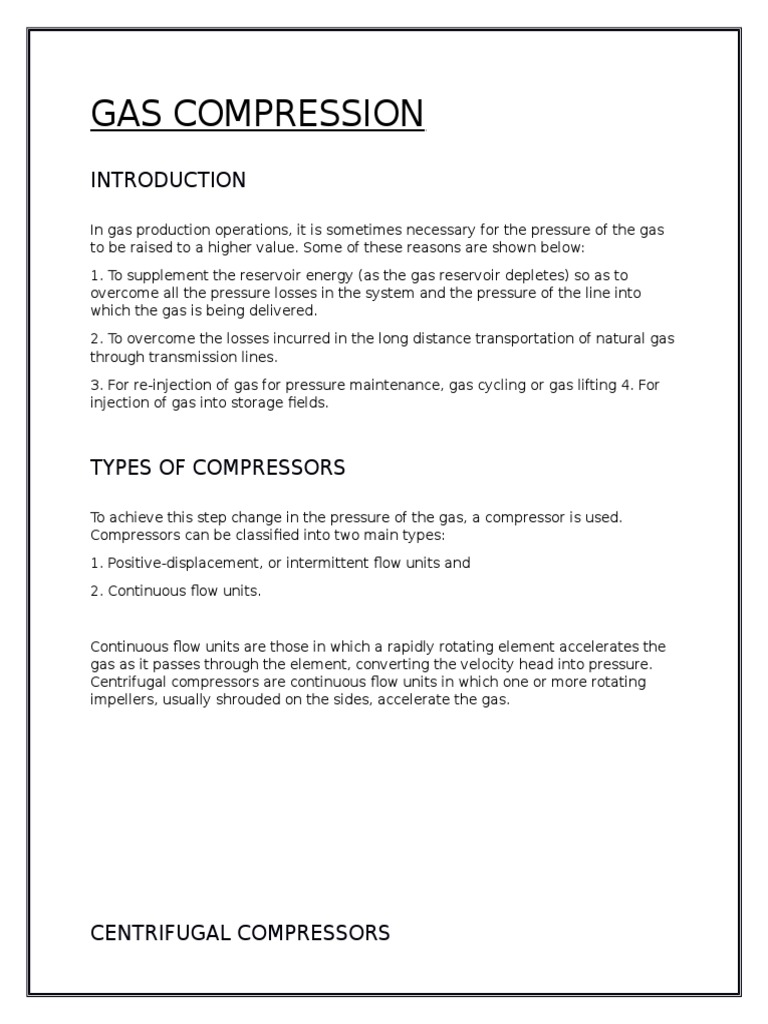 Centrifugal Compressor Power Calculation | PDF | Gas Compressor | Nature