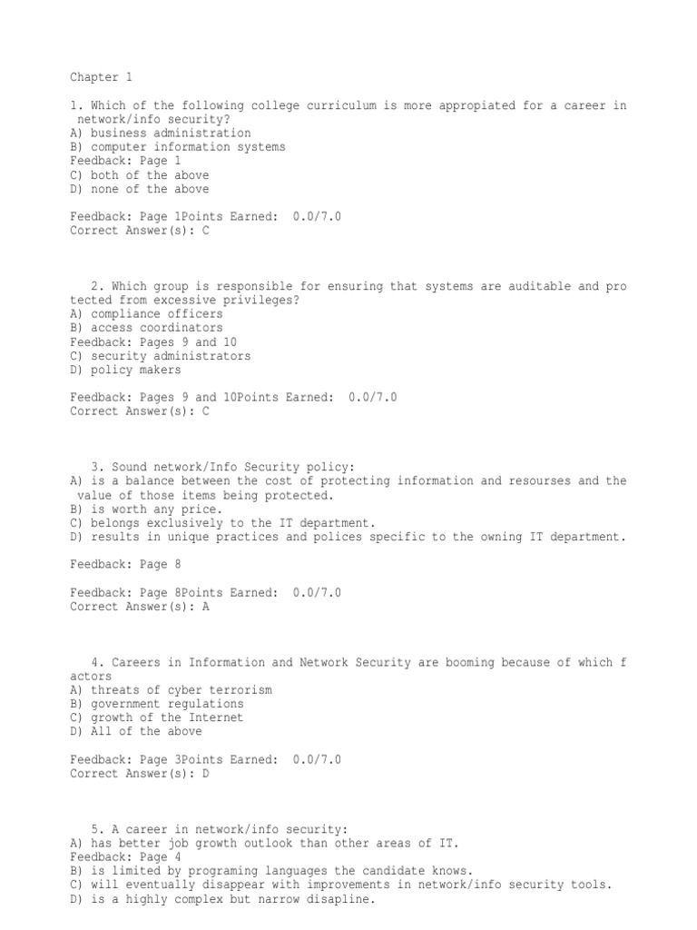ET 115 ch1-ch6 Quiz | PDF | Information Security | Vulnerability (Computing)