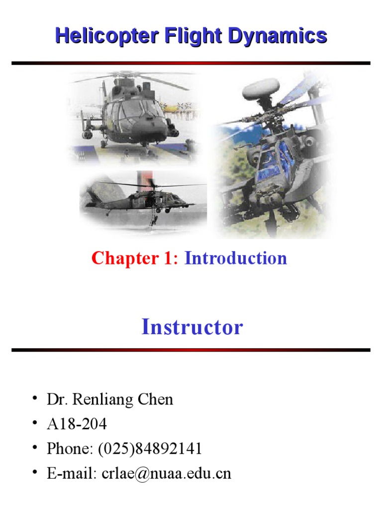 Helicopterdynamics Chapter1 | PDF | Rotation Around A Fixed Axis ...