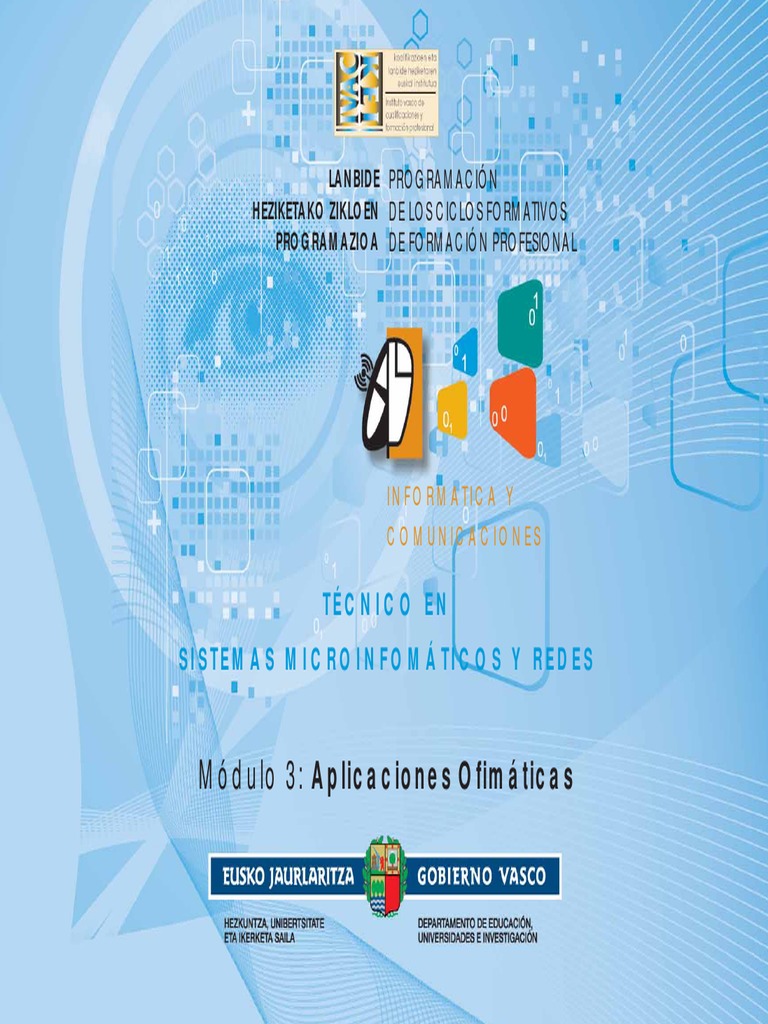Aplicaciones Ofimáticas | PDF | Hoja de cálculo | Software libre