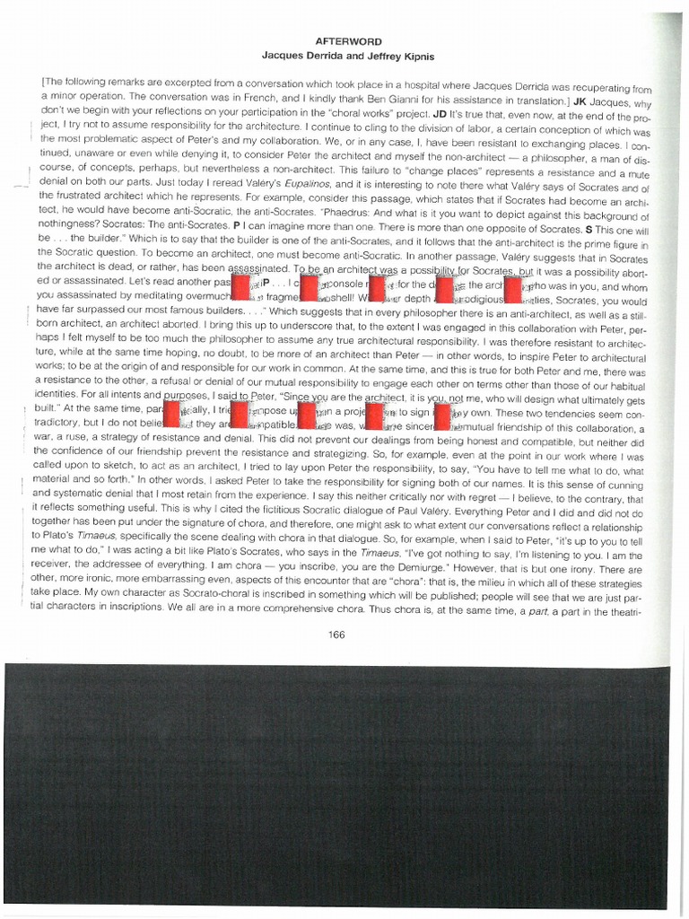 Chora L Works (Afterword) | PDF