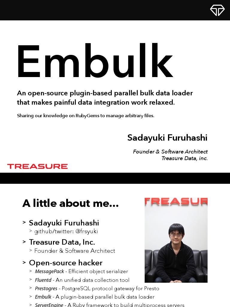 Embuk | PDF | Apache Hadoop | Comma Separated Values