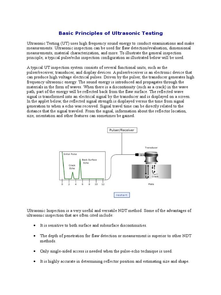 Utt Notes | PDF | Waves | Medical Ultrasound