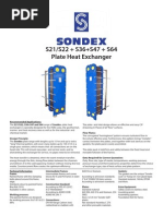 Danfoss - Sondex - Plate Heat | PDF | Heat Exchanger | Building Insulation