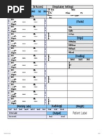 National PEWS Chart for Infants 0-11 Months | PDF | Blood Pressure ...