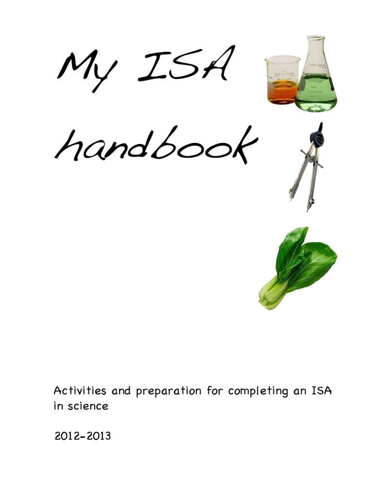 My ISA handbook.pdf | Accuracy And Precision | Observational Error ...