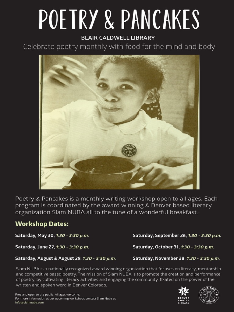 Poetry & Pancakes Workshop | PDF