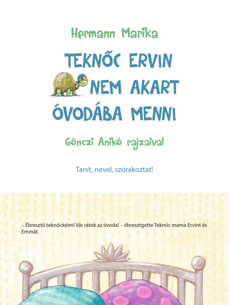 Hermann Marika: Teknőc Ervin nem akart óvodába menni | PDF