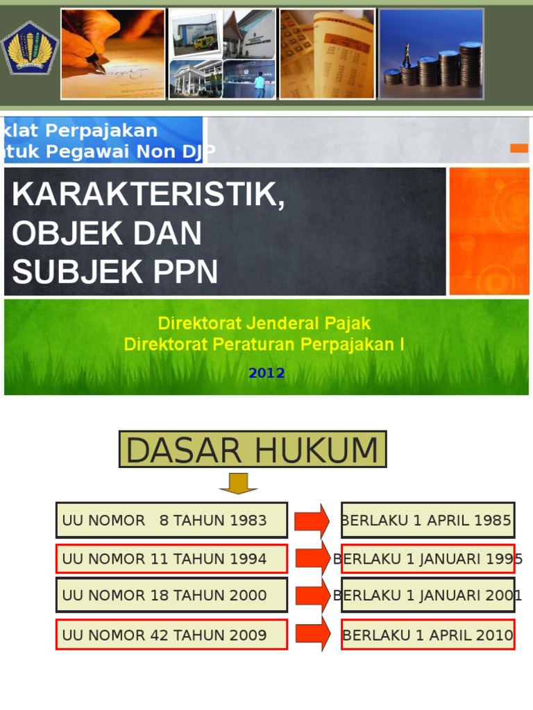 Karakteristik, Objek Dan Subjek PPN | PDF
