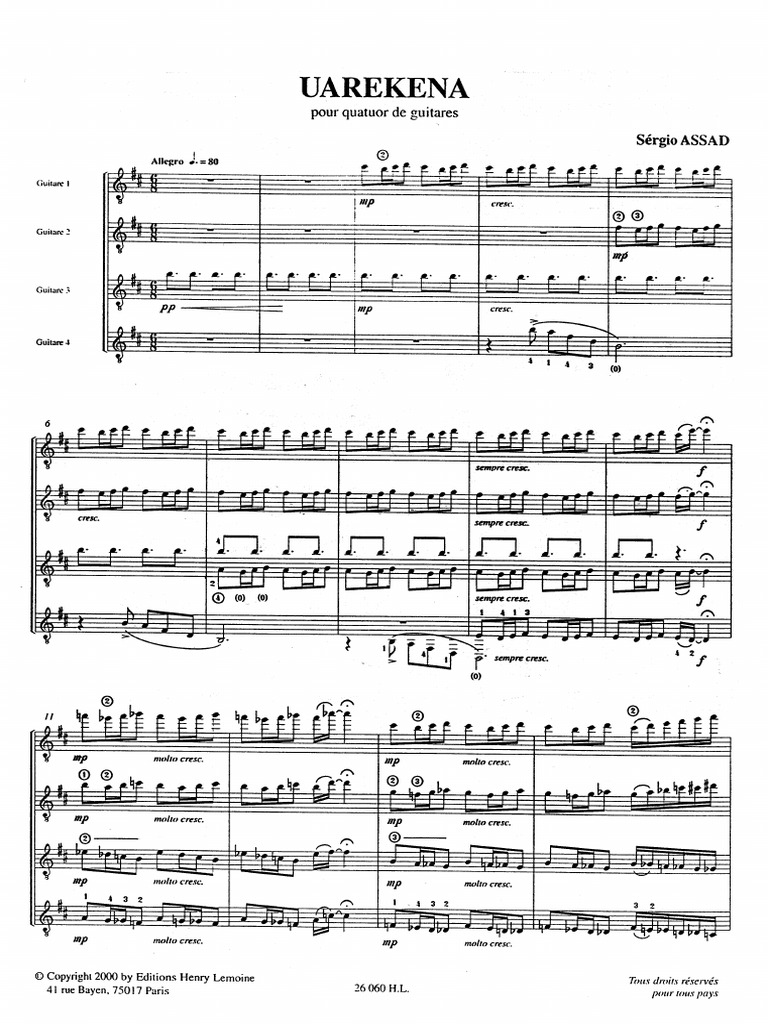 Uarekena Sergio Assad | PDF