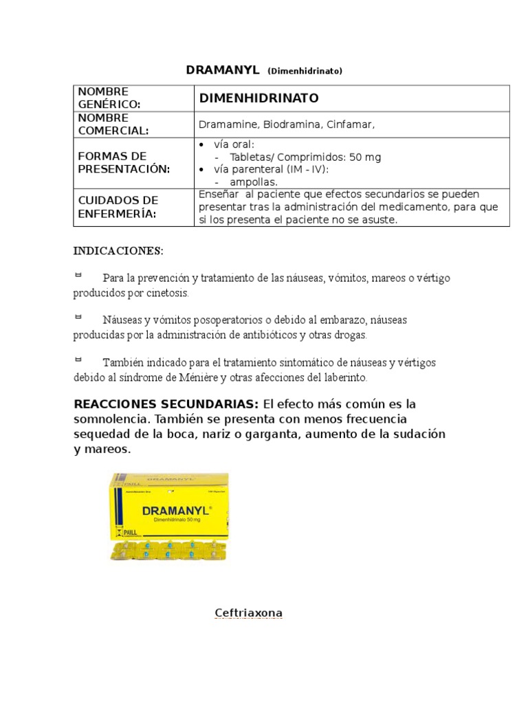 DRAMANYL | PDF | Especialidades Medicas | Medicina CLINICA