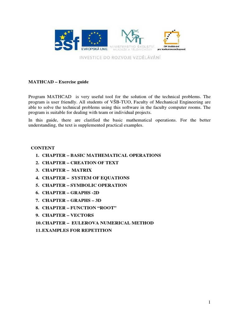 Mathcad Text | PDF