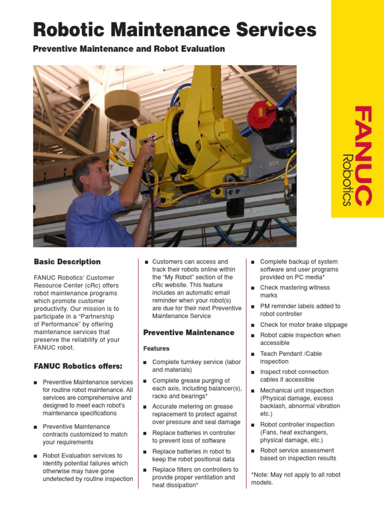 Robotic Maintenance | PDF | Reliability Engineering | Systems Engineering
