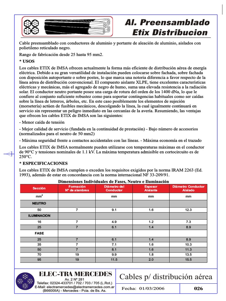 Cables Aluminio PDF | PDF | Aluminio | Cobre
