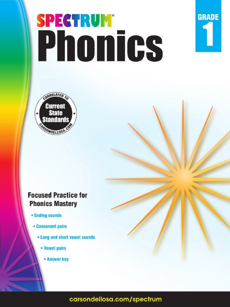 SpectrumPhonics SampleBook Grade1.compressed PDF | PDF | Consonant ...