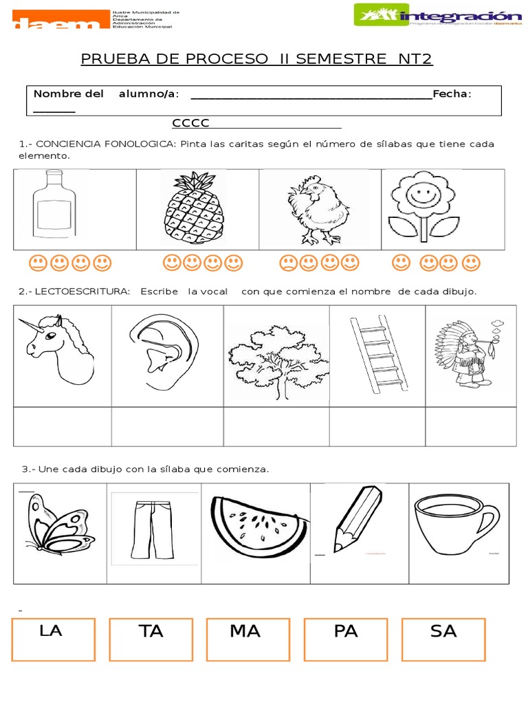 Prueba de Proceso II Semestre Nt2 | PDF