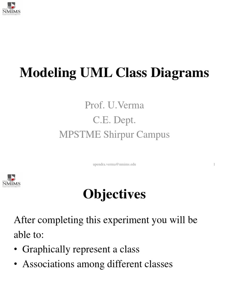 UML Class Diagram Modeling Guide | PDF | Unified Modeling Language ...